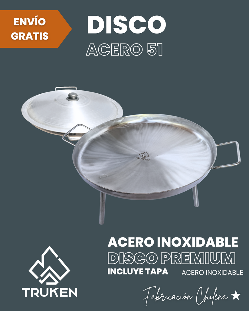 Disco 51 Acero Inoxidable – TRUKEN
